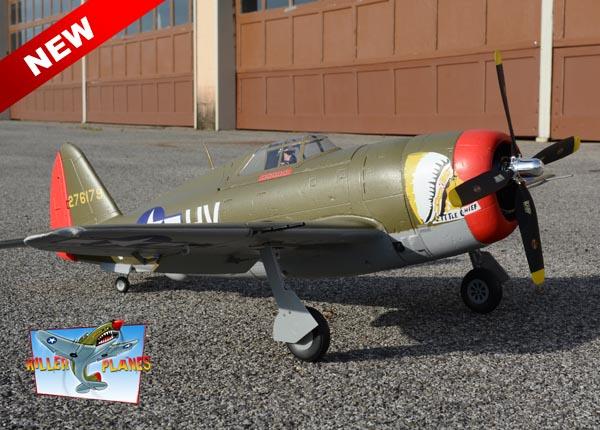FMS 980mm P-47 RAZORBACK STANDARD SPEED GREEN PNP | killerplanes.com