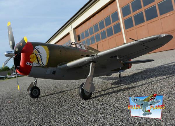 FMS 980mm P-47 RAZORBACK STANDARD SPEED GREEN PNP | killerplanes.com