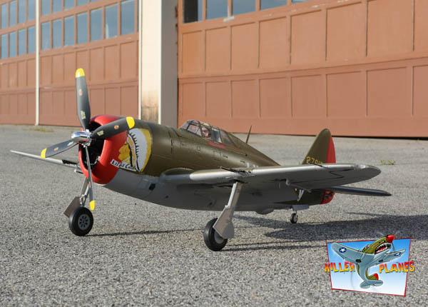 FMS 980mm P-47 RAZORBACK STANDARD SPEED GREEN PNP | killerplanes.com