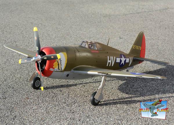 FMS 980mm P-47 RAZORBACK STANDARD SPEED GREEN PNP | killerplanes.com
